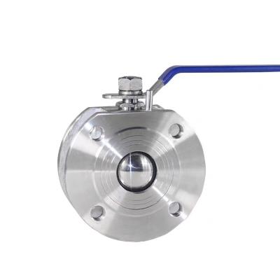 China Durable Viton O-Ring Stainless Steel 304/316 Wafer Thin Ball Valve with 30-Day Return for sale