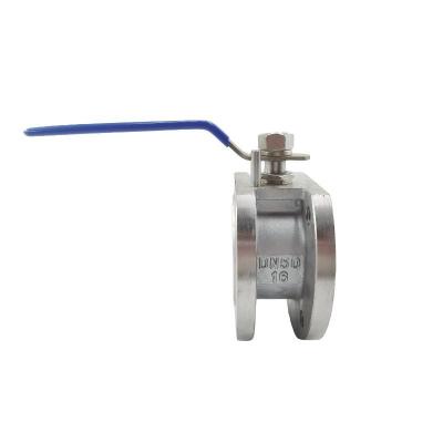 China Thin Wafer Flanged Italy Stainless Steel Ball Valve 30-Day Return and Refund Policy for sale