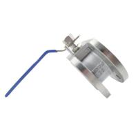 China Stainless Steel Thin Ball Valve Model NO. Q71F-16P with ISO 9001 Standard and Supply for sale