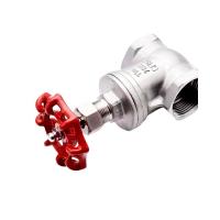 China Thread Connection ISO 9001 Standard Handle Wheel Resilient Seat Stainless Steel Gate Valve for sale
