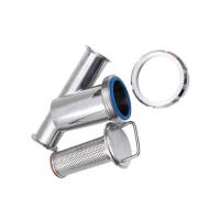 China 0.700kg Package Gross Weight Sanitary Grade Y Filter with Mirror Polish and Working Temp C for sale