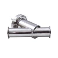 China GL91F Sanitary Stainless Steel 304/316L Pipe Line Filter Model NO. GL91F Currency US for sale