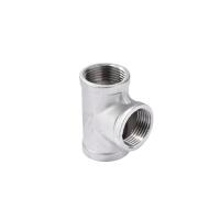 China Male Connection Stainless Steel SS304/316 Equal Tee with Female Thread for sale