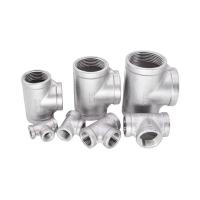 China BS Standard Stainless Steel Fittings Crosshead Equal Diameter Tee for Chemical Piping for sale