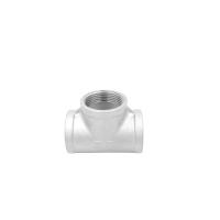 China BS Standard Stainless Steel Fittings Crosshead Equal Diameter Tee for Chemical Piping for sale