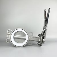 China PN1.0-32.0MPa Stainless Steel Wafer Butterfly Valve with Soft Seal and Manual Operator for sale
