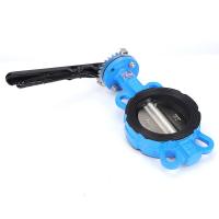 China Di/Nylon/1.4469/1.4529//2507/CF8/CF8m Disc Material Wafer Lug Butterfly Valve for sale