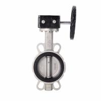 China 6 Inch Gearbox Stainless Steel EPDM Seat Butterfly Valve for Water Industrial Usage for sale