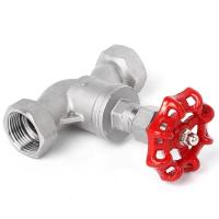 China ISO 9001 Standard NPT Connection Stainless Steel Lift Thread Globe Valve Steam Valve for sale