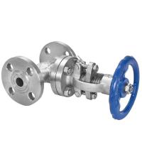 China High Pressure Flanged Globe Valve J41W-16p with Bypass-Valve Function and Water Media for sale