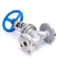 China High Pressure Flanged Globe Valve J41W-16p with Bypass-Valve Function and Water Media for sale