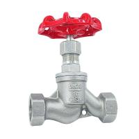 China Water Media DIN Standard J41H 304 Stainless Steel S-Type Globe Valve with Female Thread for sale