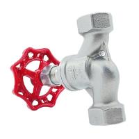 China Water Media DIN Standard J41H 304 Stainless Steel S-Type Globe Valve with Female Thread for sale