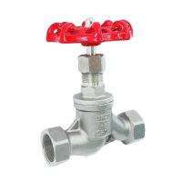 China Water Media DIN Standard J41H 304 Stainless Steel S-Type Globe Valve with Female Thread for sale