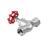 China Household Usage Stainless Steel Globe Valve Pn16 1/2 prime prime with BSPT Connection for sale
