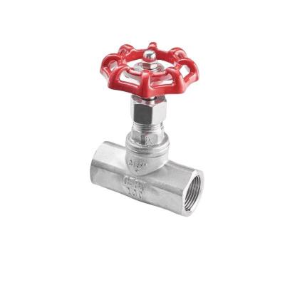 China DN8-DN80 Stainless Steel Internal Thread Globe Valve with ISO 9001 Standardization for sale