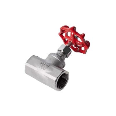 China Stainless Steel 304/316 Bsp Thread Globe Valve for Chemical and Petrochemical Industry for sale