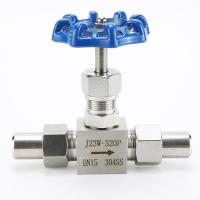 China Pn160 304 Stainless Steel Welded Needle Valve J23W High Pressure Swing Globe Valve for sale
