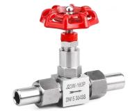 China Pn160 304 Stainless Steel Welded Needle Valve J23W High Pressure Swing Globe Valve for sale