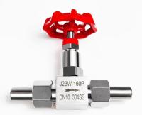 China Pn160 304 Stainless Steel Welded Needle Valve J23W High Pressure Swing Globe Valve for sale