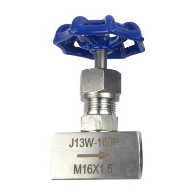 China Stainless Steel High Pressure Needle Globe Valve with Manual and BSPP End Connection for sale
