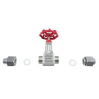 China J23W Model NO. Outlet High Pressure Stainless Steel Welded Needle Valve with Thread for sale