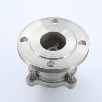 China Manual Driving Mode 304 Stainless Steel Flange Bottom Valve for Water Pump Suction for sale