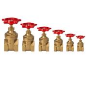China Straight Through Type Brass Gate Valve for Threaded Wire Pipe and Water Switching for sale
