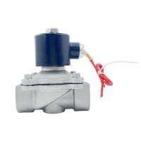 China 304/316 Stainless Steel Electric Control Water Solenoid Valve Connection Form Thread for sale