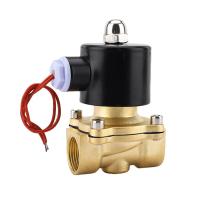 China Nominal Pressure Pn1.6MPa 2 Way Brass Water Air Direct Acting Solenoid Valve AC220V for sale