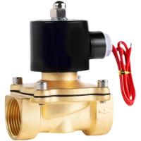 China Nominal Pressure Pn1.6MPa 2 Way Brass Water Air Direct Acting Solenoid Valve AC220V for sale