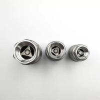 China Channel Straight Through Type Direct Supply 304/316 Stainless Steel Vertical Check Valve for sale