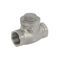 China Water Media 304/316 Stainless Steel Horizontal Swing Check Valve Anti-Backflow Valve for sale