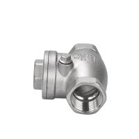 China Water Media 304/316 Stainless Steel Horizontal Swing Check Valve Anti-Backflow Valve for sale