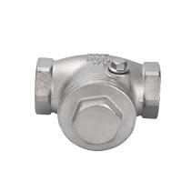 China Water Media 304/316 Stainless Steel Horizontal Swing Check Valve Anti-Backflow Valve for sale