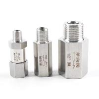 China 304 Stainless Steel Female/Male Thread Hexagon Check Valve for Water Industrial Usage for sale