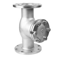 China Straight Through Type H44W 304/316 Stainless Steel Swing Flange Check Valve One-Way Valve for sale
