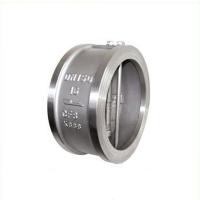 China High Pressure Pn1.6MPa Full Bore Clamp Double Disc Check Valve in 304 Stainless Steel for sale