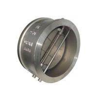 China High Pressure Pn1.6MPa Full Bore Clamp Double Disc Check Valve in 304 Stainless Steel for sale