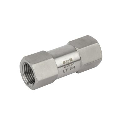 China High Pressure Female Thread Split Non-Return Valve 304 316 Stainless Steel for Water for sale