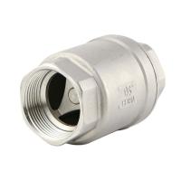 China Stainless Steel 316 Female Thread Check Valve Vertical Type with Water Media Function for sale