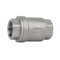 China Stainless Steel 316 Female Thread Check Valve Vertical Type with Water Media Function for sale