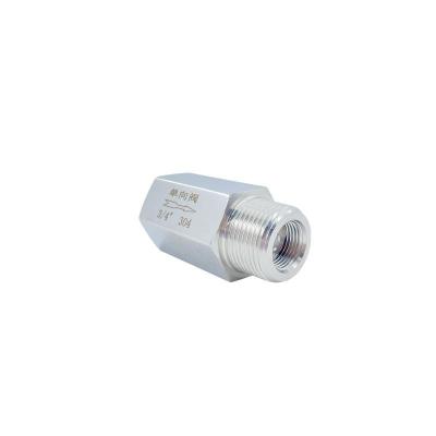 China 304 Stainless Steel Female/Male Thread Check Valve with Customization Capabilities for sale