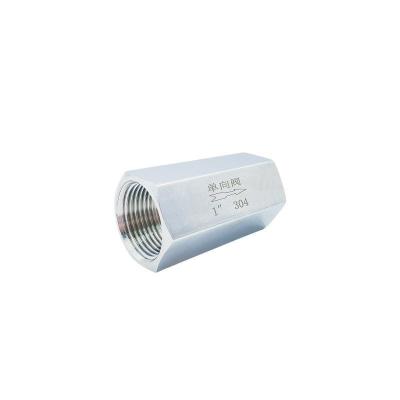 China Stainless Steel Hexagonal Check Valves for DN8-DN25 and Within Normal Temperature for sale