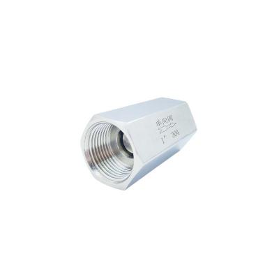 China Stainless Steel 304 Double Femal Thread Check Valve Request Sample 1 Piece Min.Order for sale
