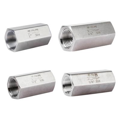China NPT/BSPP/BSPT Thread Pneumatic One Way Non-Return Check Valve with ISO 9001 Standard for sale
