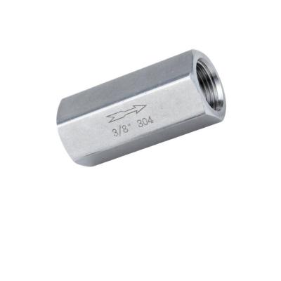 China Thread Connection 304 Stainless Steel High Temperature High Pressure One-Way Check Valve for sale