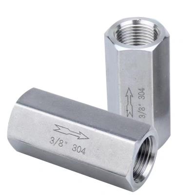 China Normal Temperature Thread Connection Form SS304/316 Non Return Valve for Air Compressor for sale