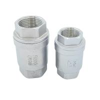 China Vertical CF8M Stainless Steel 304 316 Spring Check Valve with NPT/BSPP/BSPT Thread for sale