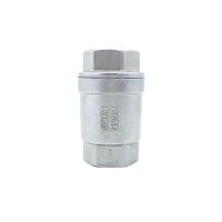 China 304/316 Stainless Steel Spring Vertical Check Valve with NPT/BSPP/BSPT Thread Pn1.6MPa for sale